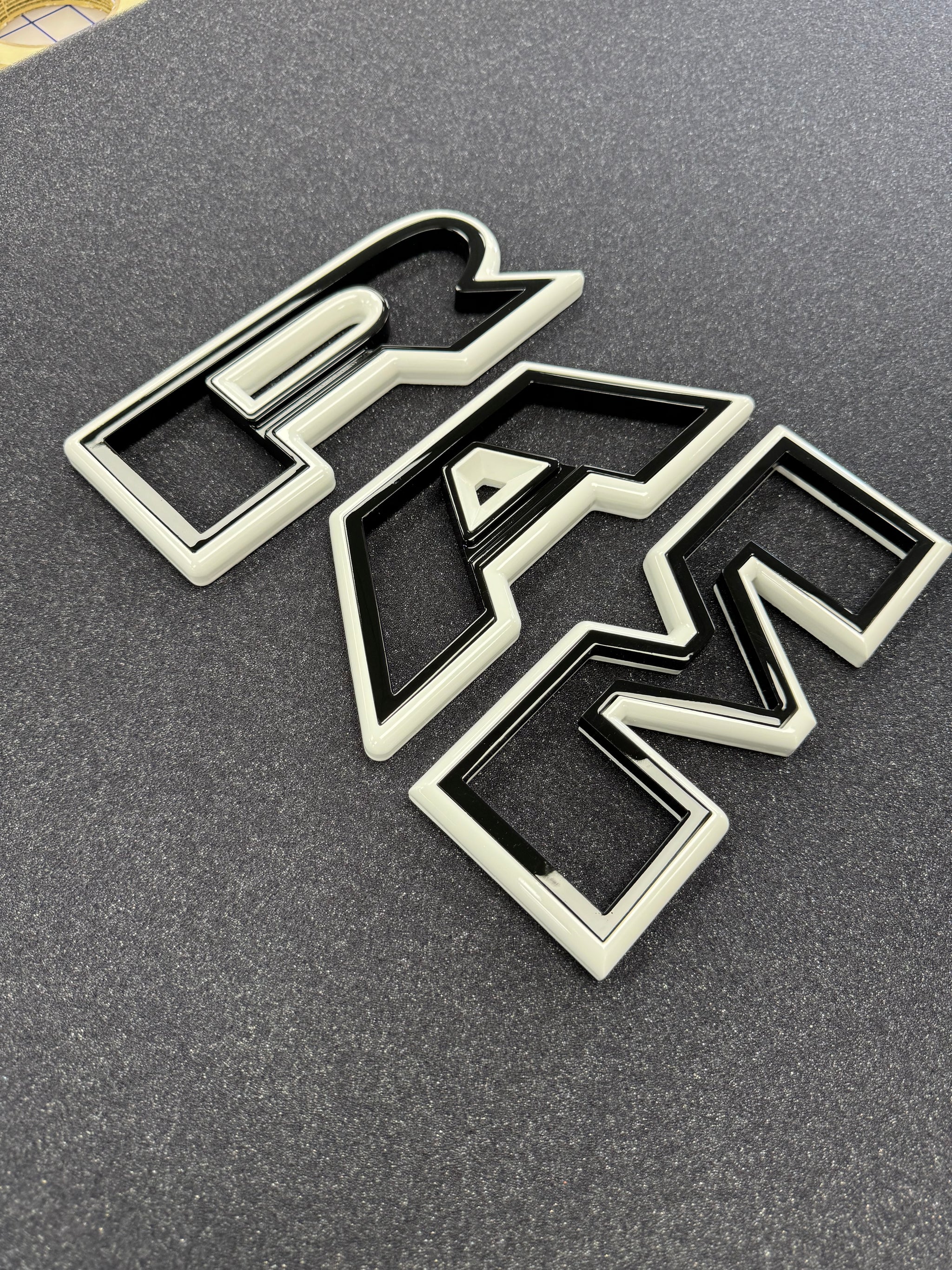 RAM grille letter set 3D OEM version – Exotic Innovations